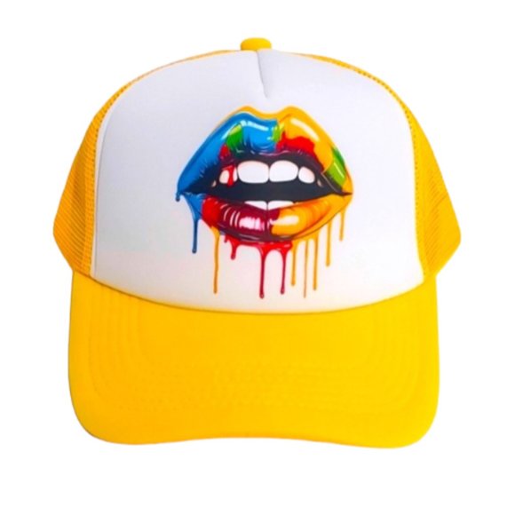 Accessories | Dripping Lips Hat Baseball Meshback Trucker Hat ...